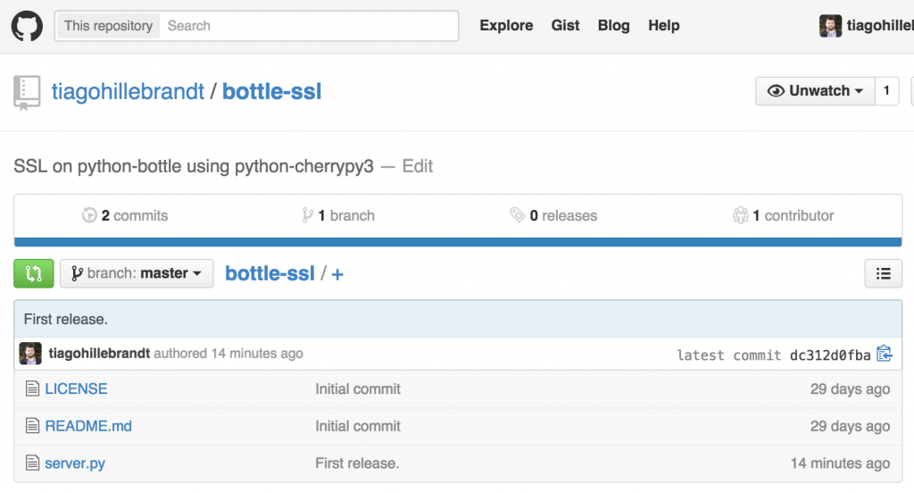 Enabling On Python Bottle Using A Cherrypy Server Tiago Hillebrandt